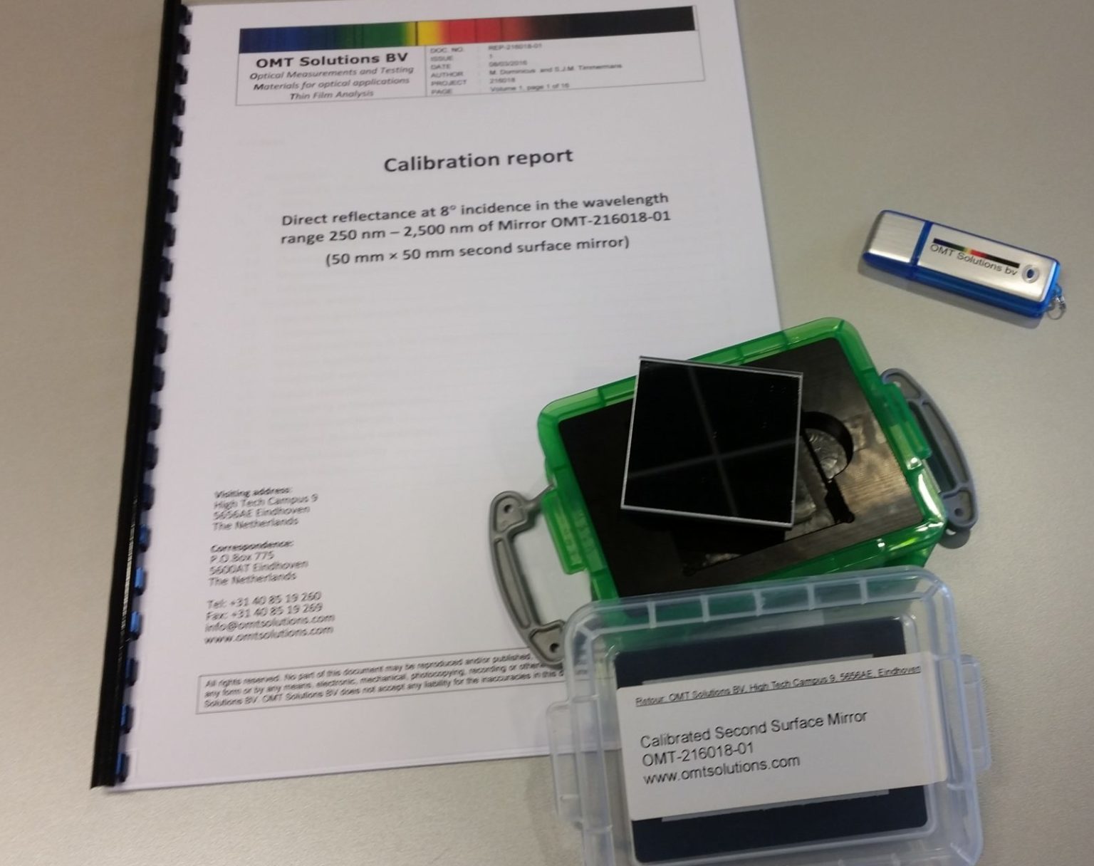 Calibration of reference materials - OMT Solutions